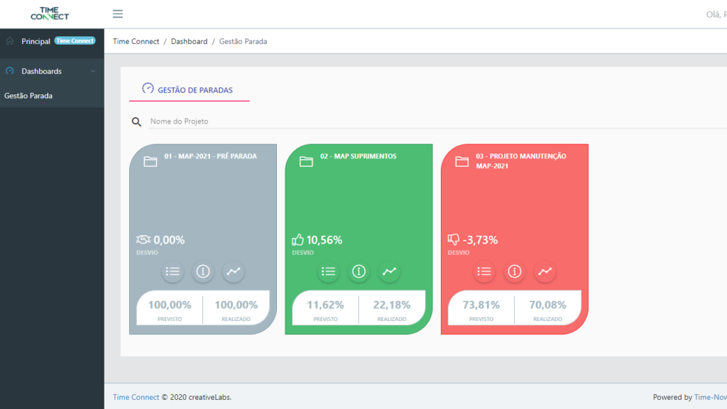 Time Connect: Software para Gestão de Paradas