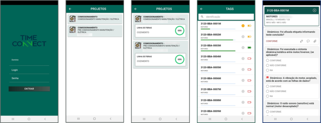 Time Connect: Software para Gestão do Comissionamento